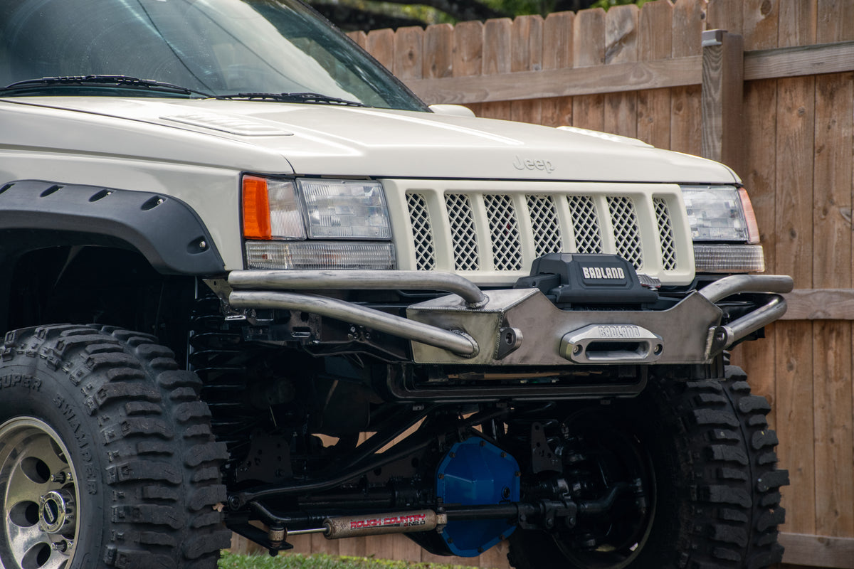 ZJ Front winch bumper — D.TillFabworks
